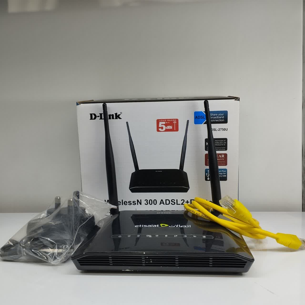 مودم روتر ADSL2 Plus بی‌سیم N300 دی-لینک DSL-2750U استوک با گارانتی ...