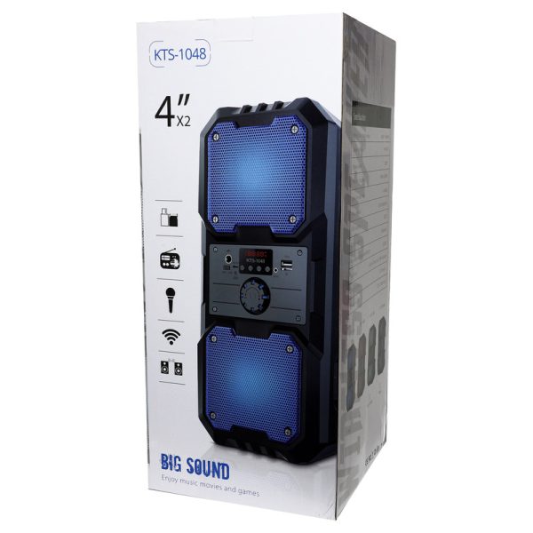 اسپیکر بلوتوثی قابل حمل مدل KTS-1048 - فروشگاه کافه ستوک