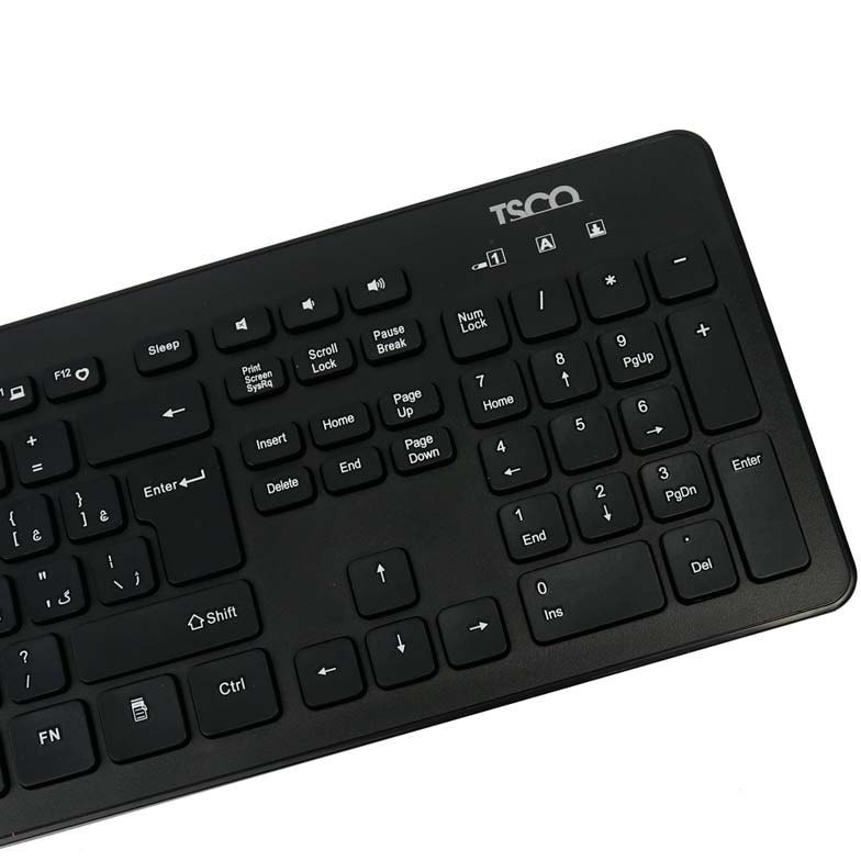 کیبورد و ماوس بیسیم TSCO تسکو مدل TKM 7011Wn - فروشگاه کافه ستوک