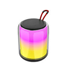 اسپیکر شیشه ای شارژی قابل حمل RGB مدل HISKA B44 آکبند - فروشگاه کافه ستوک