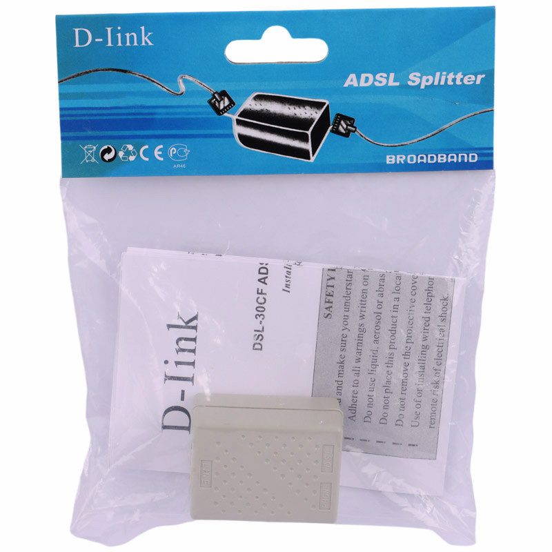 اسپلیتر نویزگیر دو مبین مودم DIINK DSL30CF IC 2 ADSL SPLITTER - فروشگاه کافه ستوک